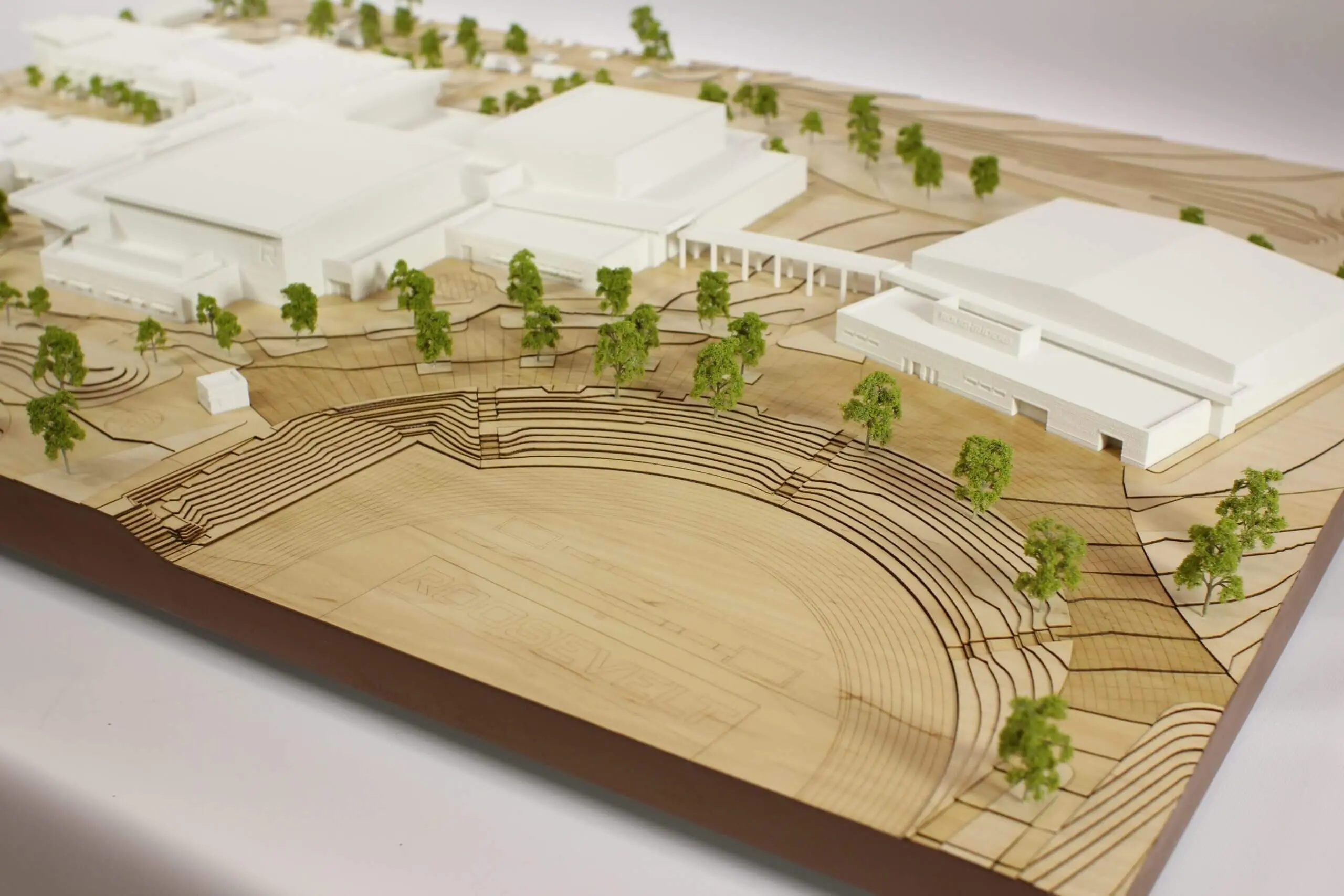 Wooden Architectural Model - LGM 3D
